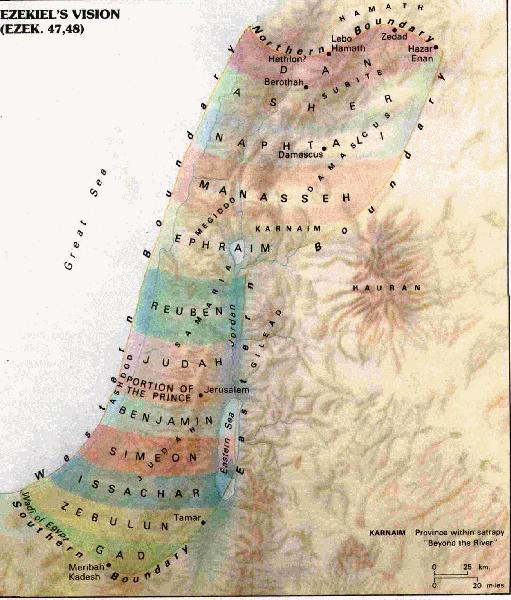 Ezekiel 48 A Reconstituted Land, Tribes, and City | Sign of the Rose